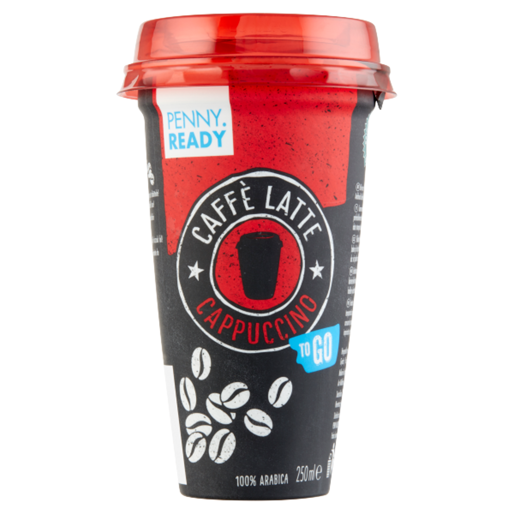 ROKSH Tejital, jegeskávé Penny Ready Caffé Latte Cappuccino